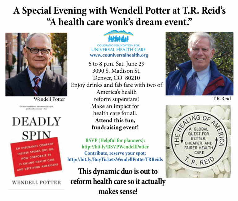 June 29 Denver: Special Evening with Wendell Potter at T.R.Reid’s ...